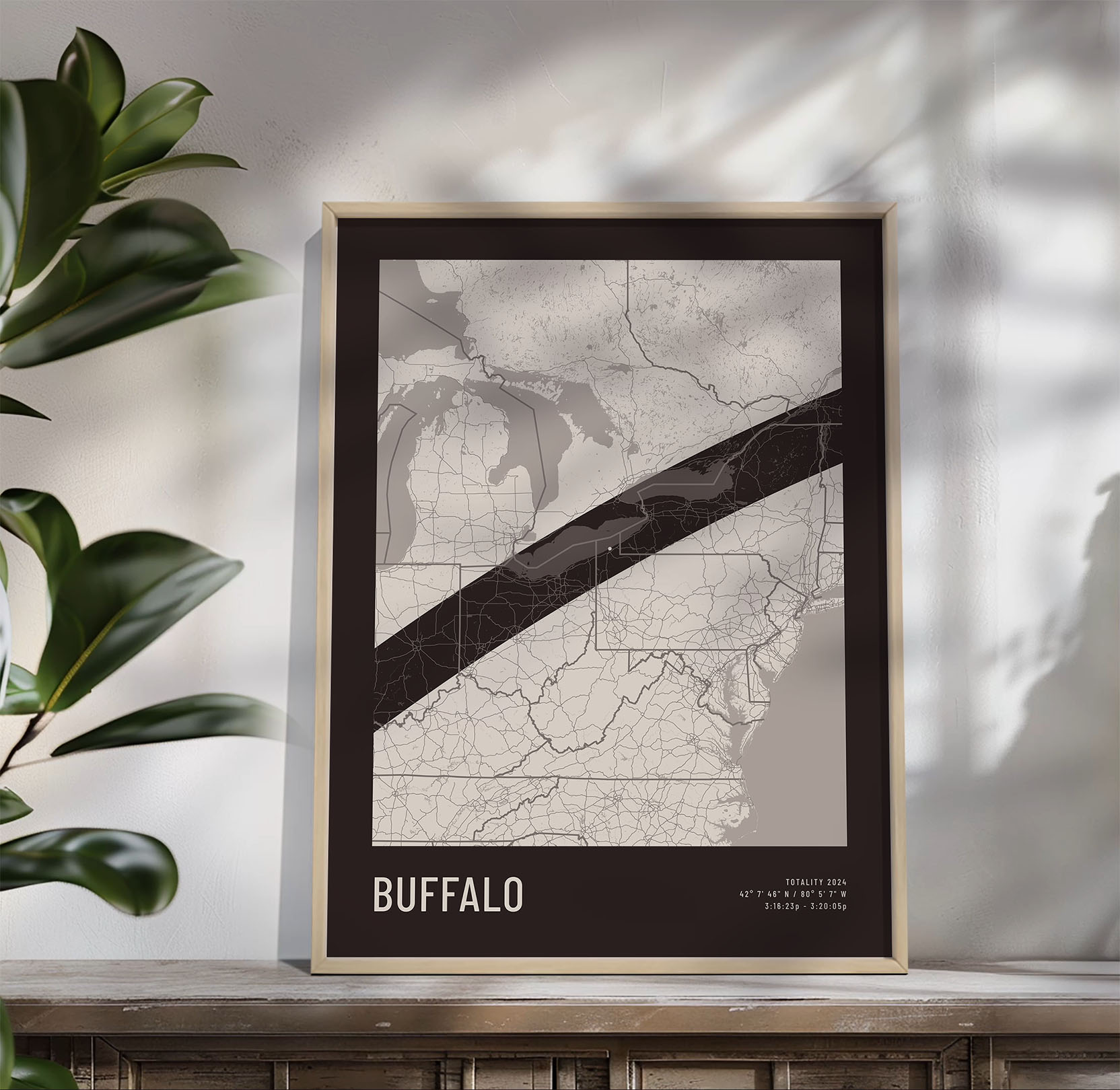 Custom Solar Eclipse Map Prints — The Store by The Eclipse Company